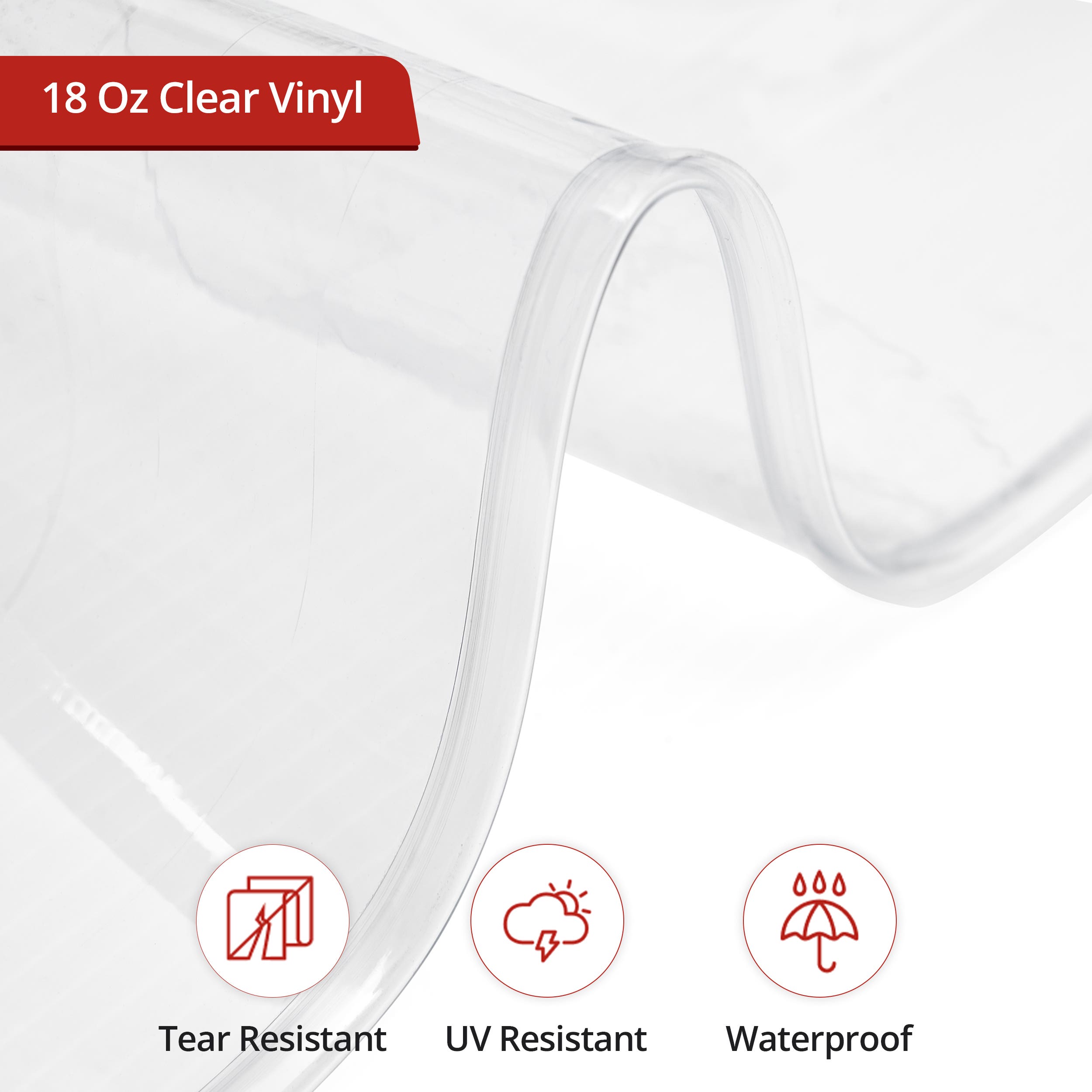 Clear Vinyl Curtains | Custom Transparent Barriers | Tarps&All AU