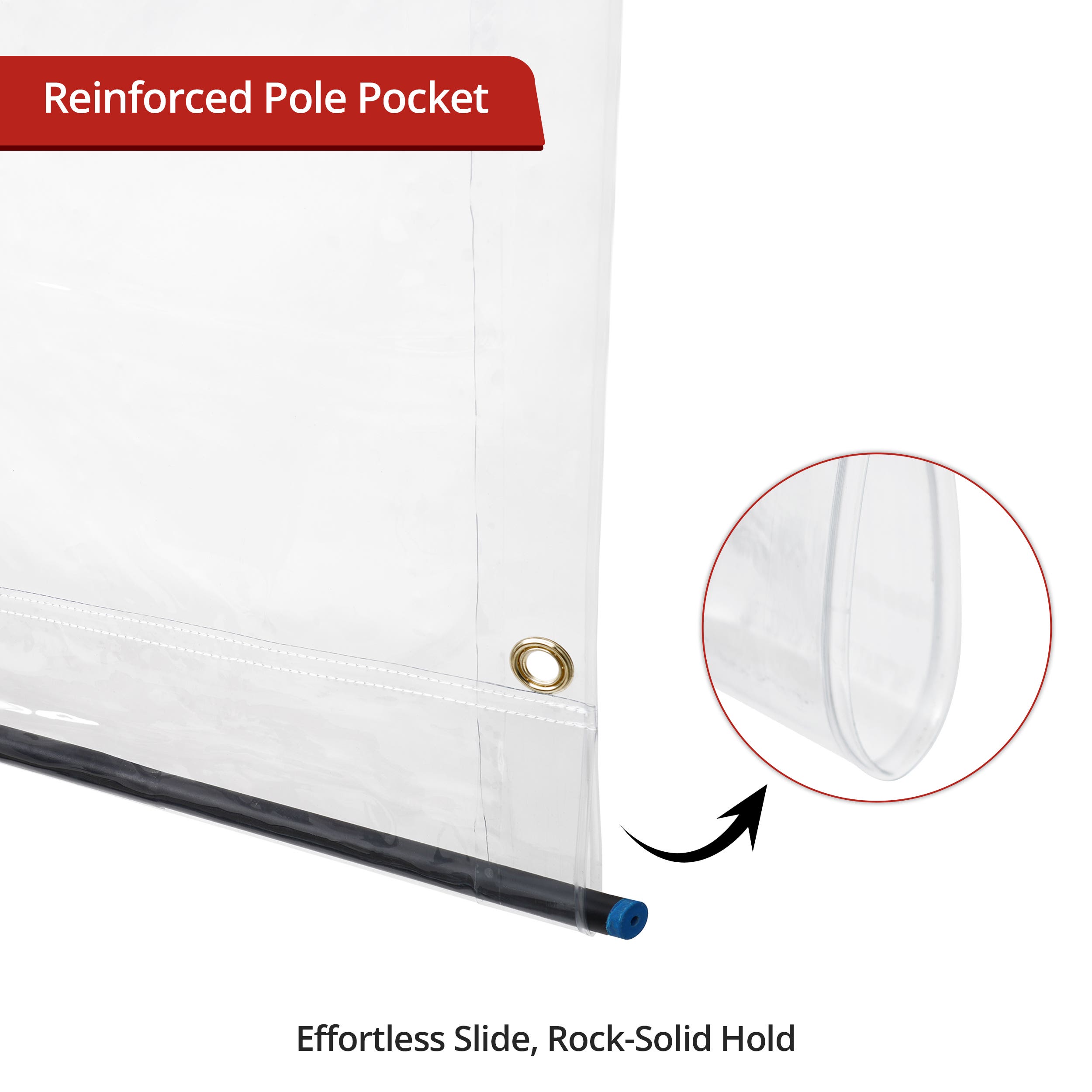 Clear Vinyl Curtains | Custom Transparent Barriers | Tarps&All AU