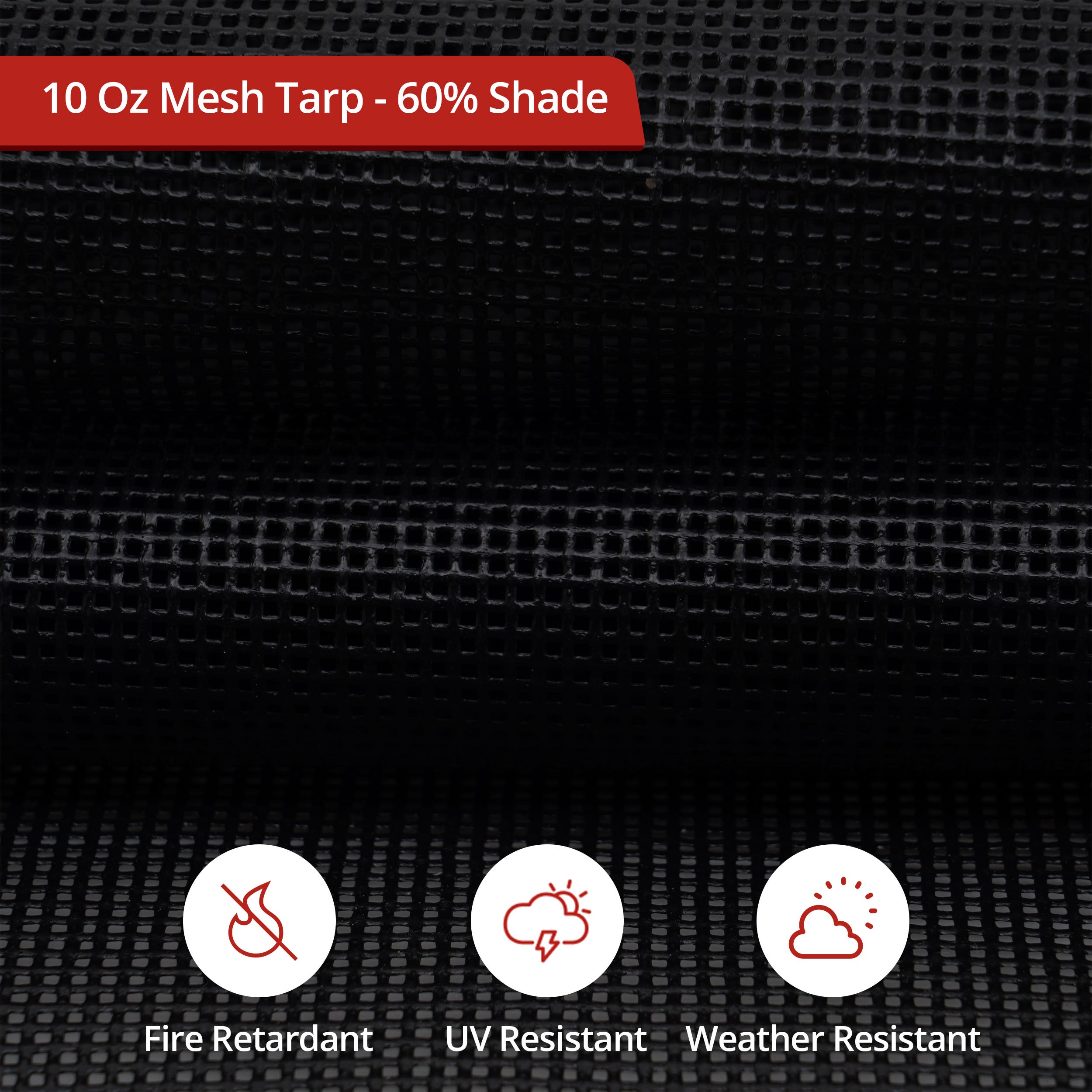 Buy 60% Shade Custom Heavy Duty Mesh Tarps | Tarps&All AU