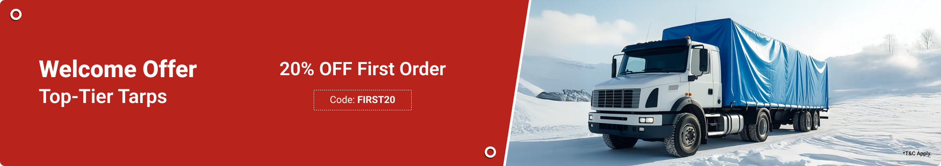 Welcome Offer - Top-Tier Tarps – 20% OFF Sitewide | Tarps&All